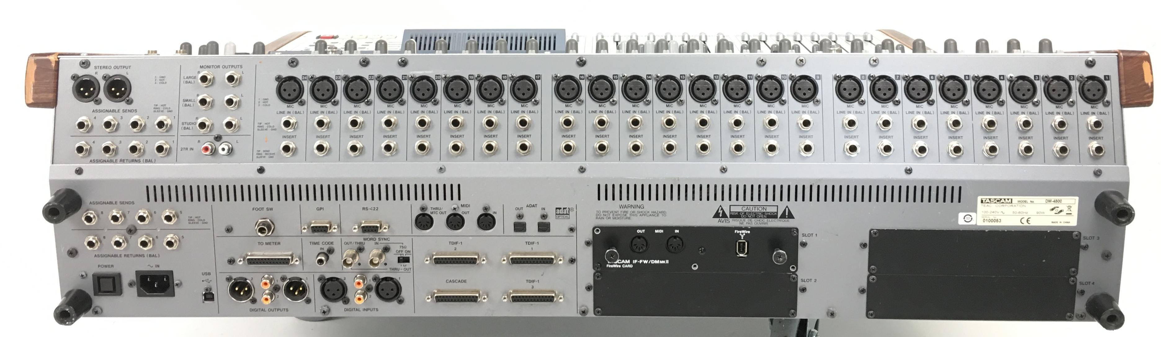 Tascam DM4800 + Scheda Firewire + Flight case | Mixer Tascam