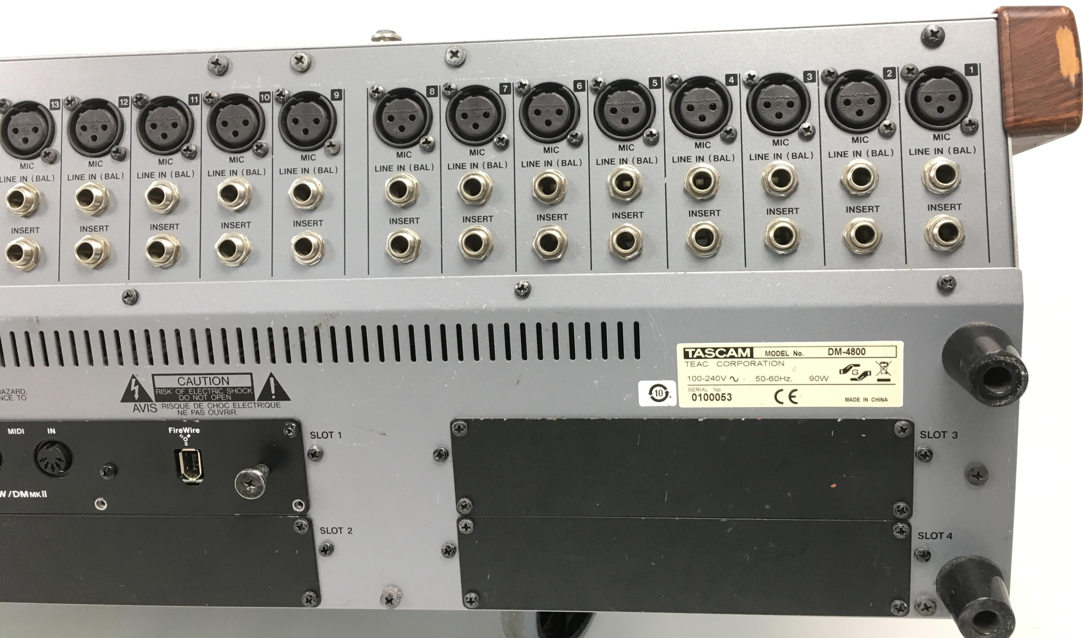 Tascam DM4800 + Scheda Firewire + Flight case | Mixer Tascam