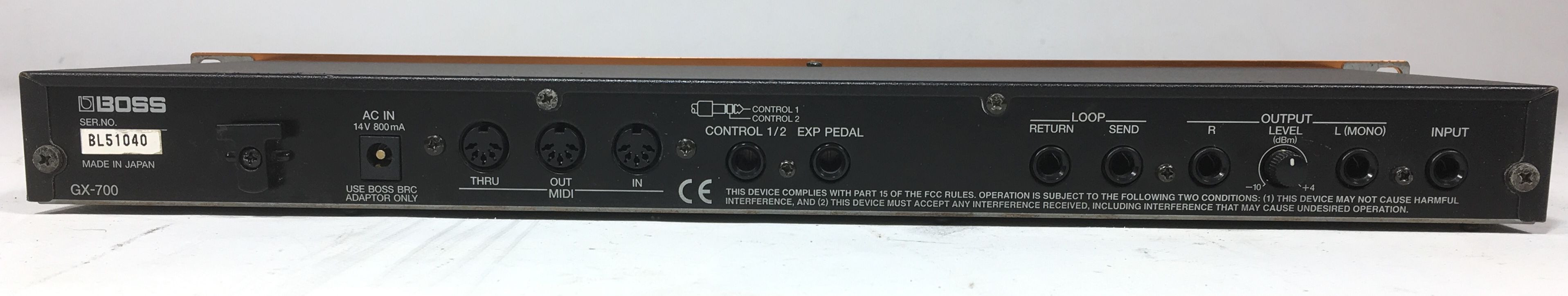 Boss GX-700 Guitar Effect Processor | Effetti Boss