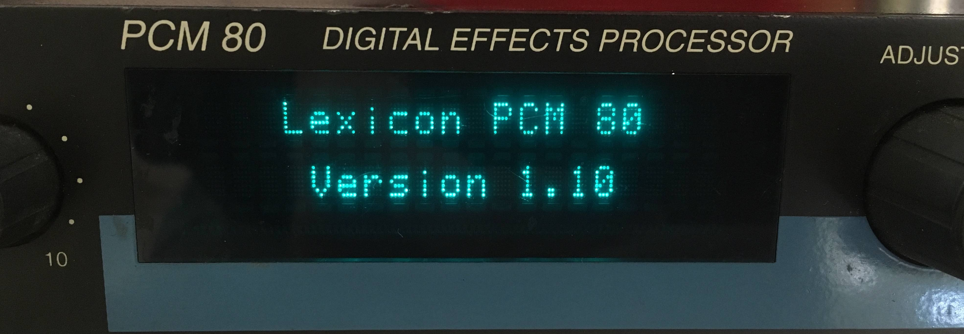 Lexicon PCM 80 | Effetti e Processori Lexicon