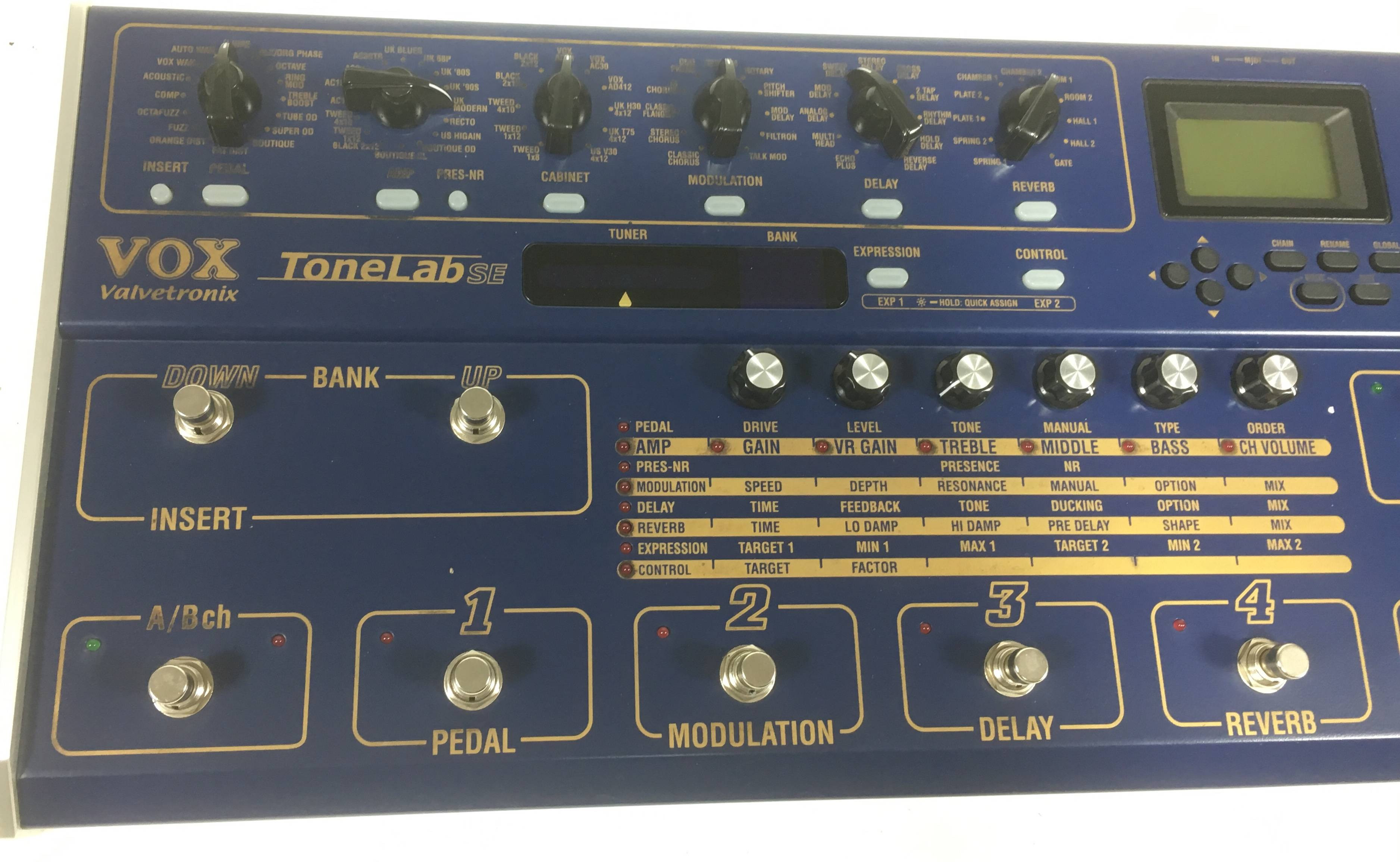 Vox Tonelab SE | Effetti Vox