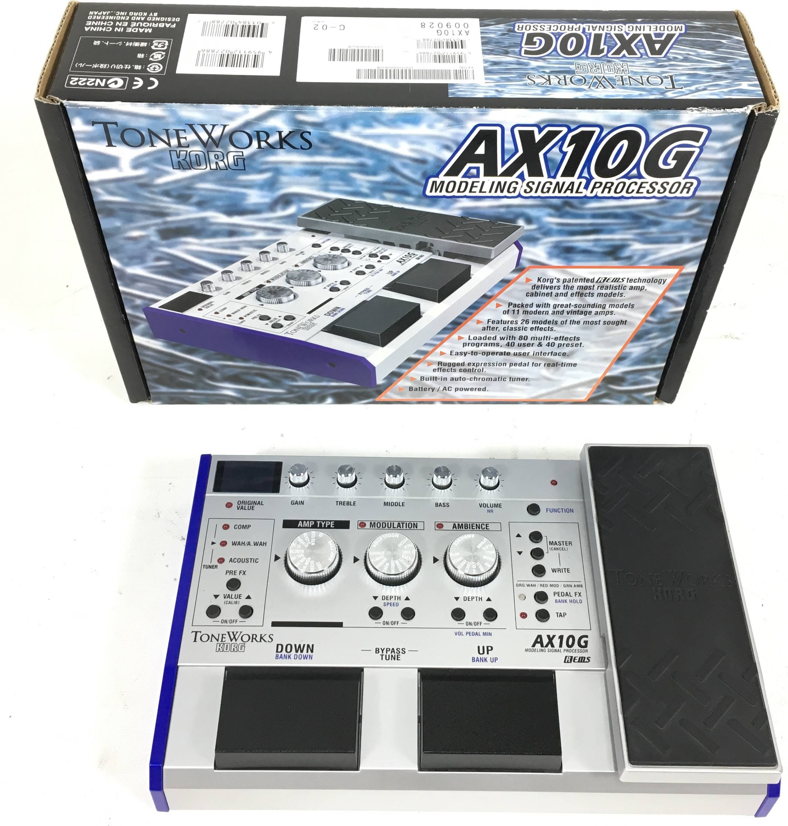 Korg AX10G | Effetti Korg