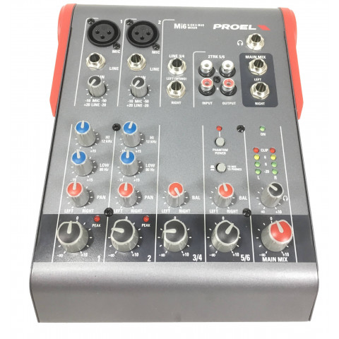 Proel Mi6 Mixer 6 canali | Mixer Proel