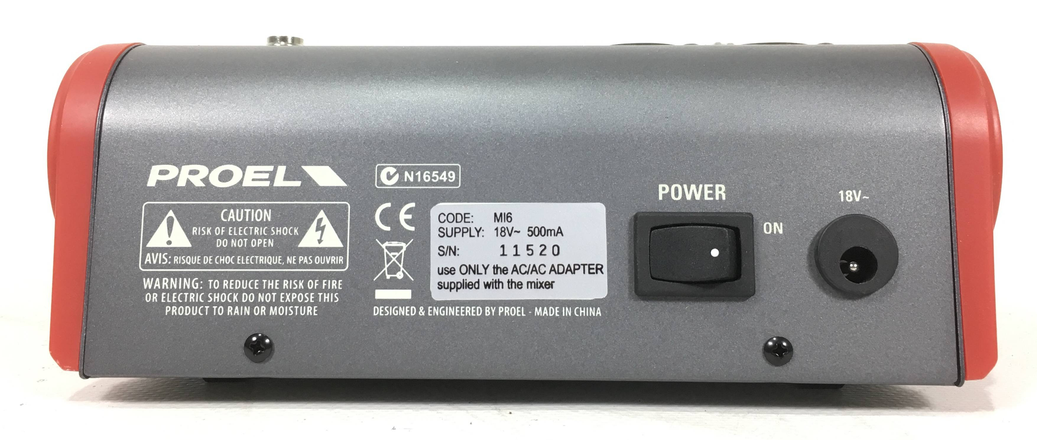 Proel Mi6 Mixer 6 canali | Mixer Proel