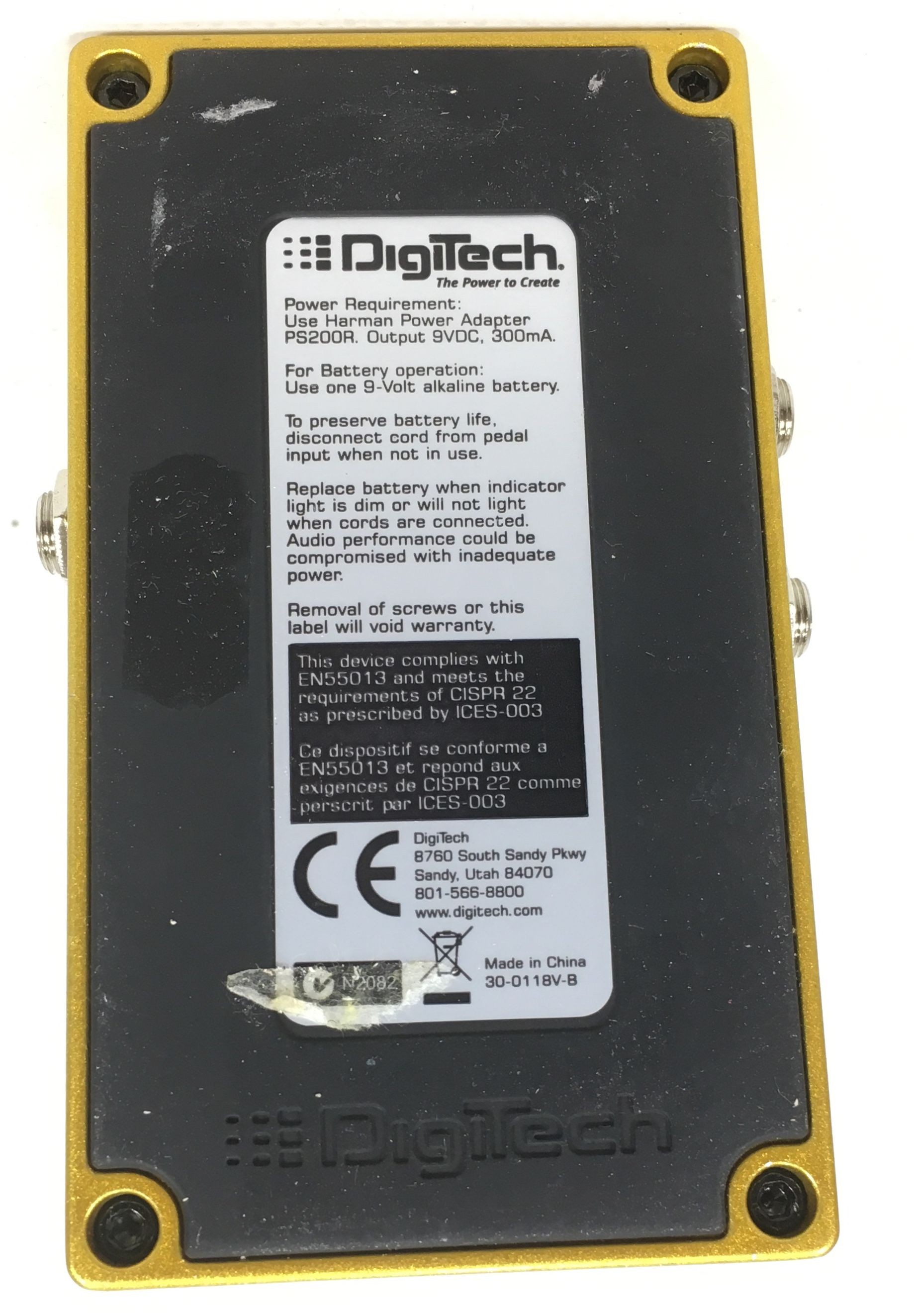 Digitech XTD Tone Driver Overdrive | Effetti Digitech