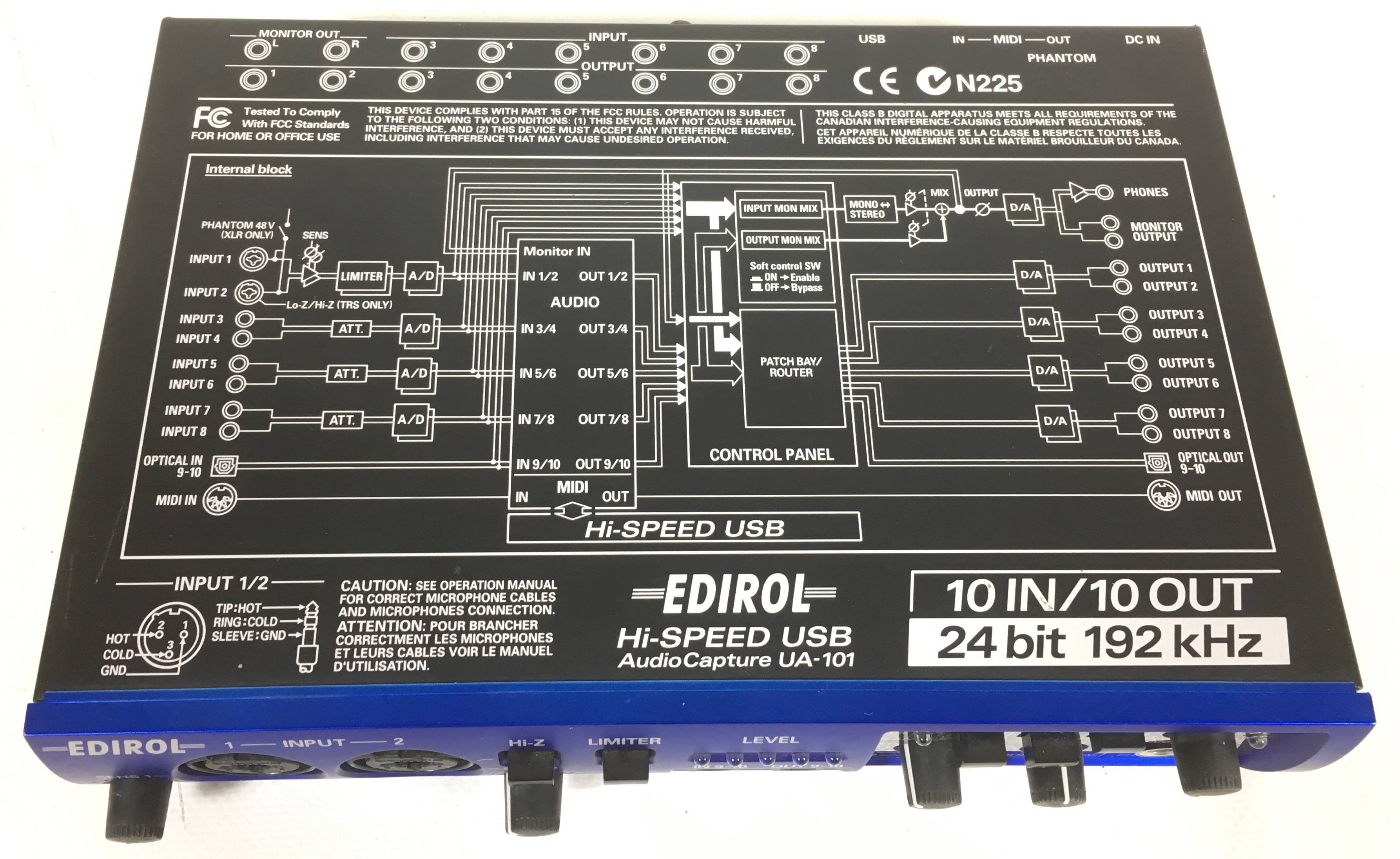 Edirol UA-101 scheda audio USB | Schede Audio Edirol
