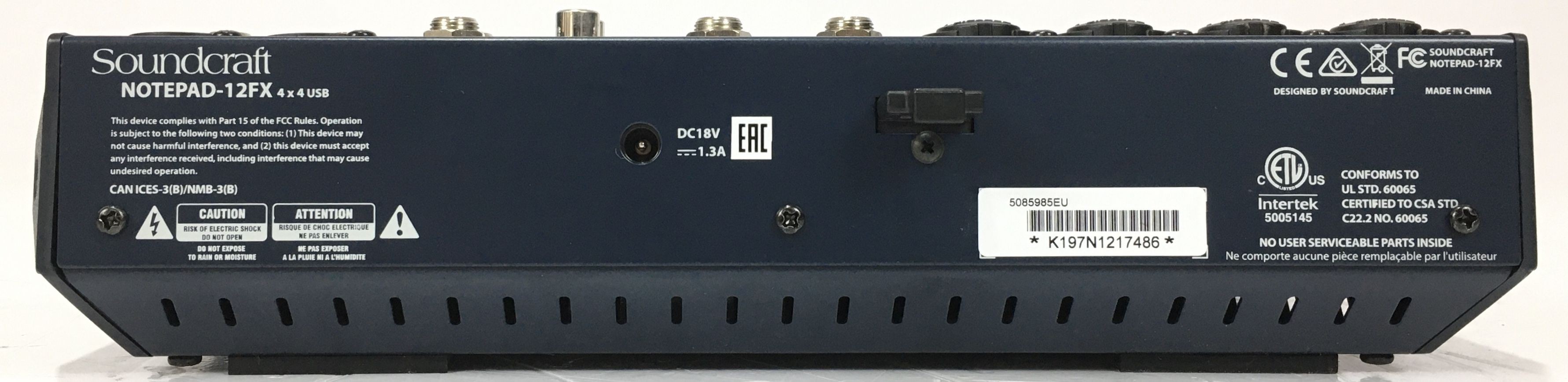 Soundcraft Notepad 12 Fx | Mixer Soundcraft