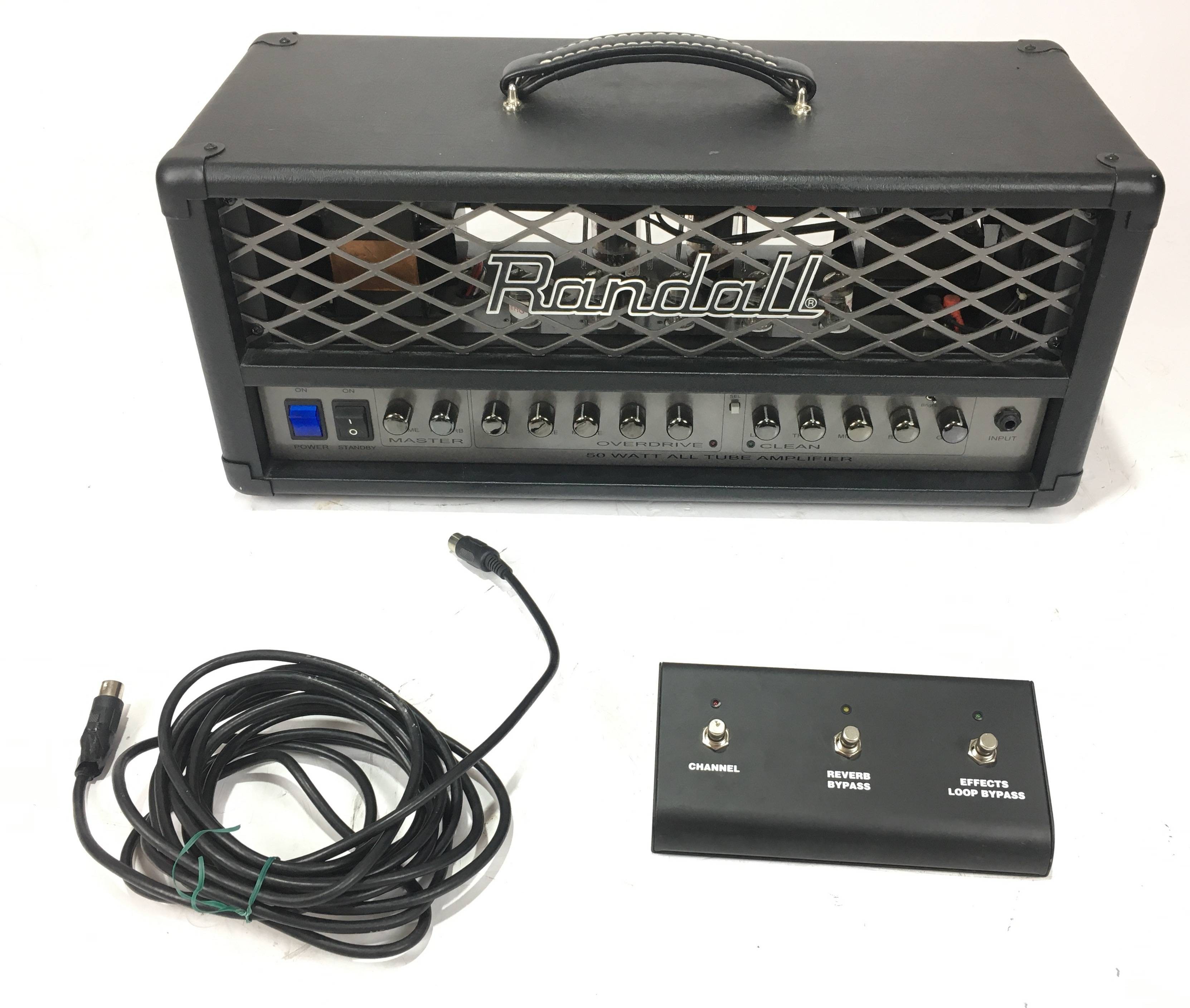 Amplificatore chitarra Randall RT-50 con footswitch