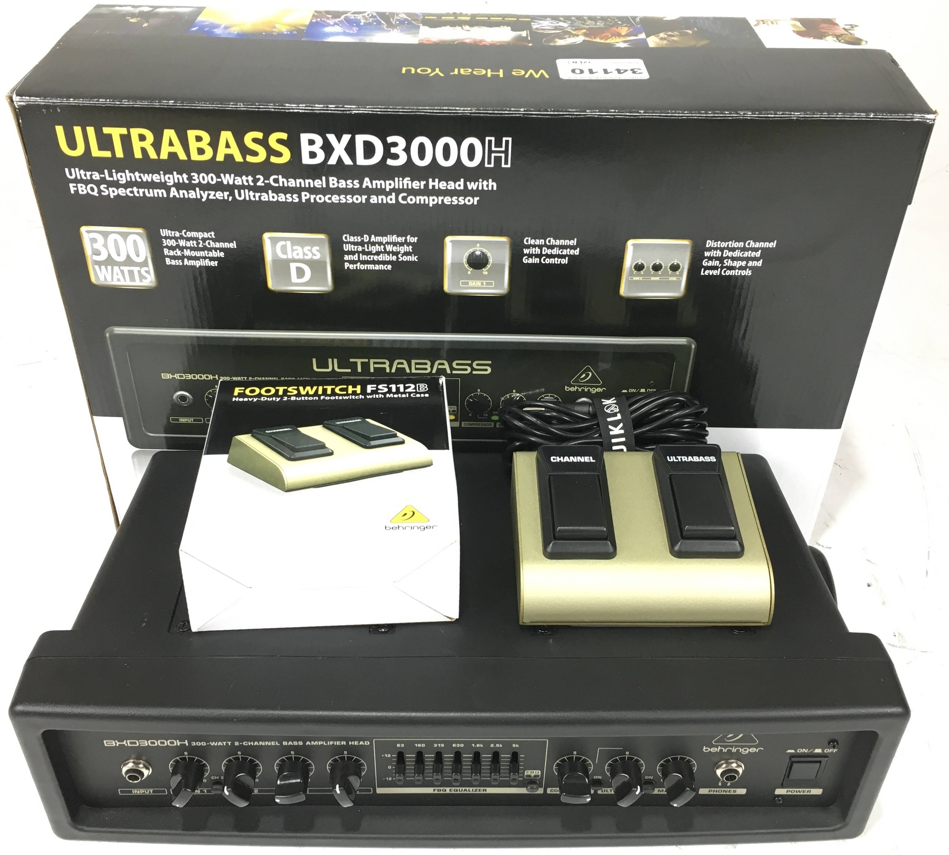 Behringer BXD3000H Ultrabass | Amplificatori Behringer