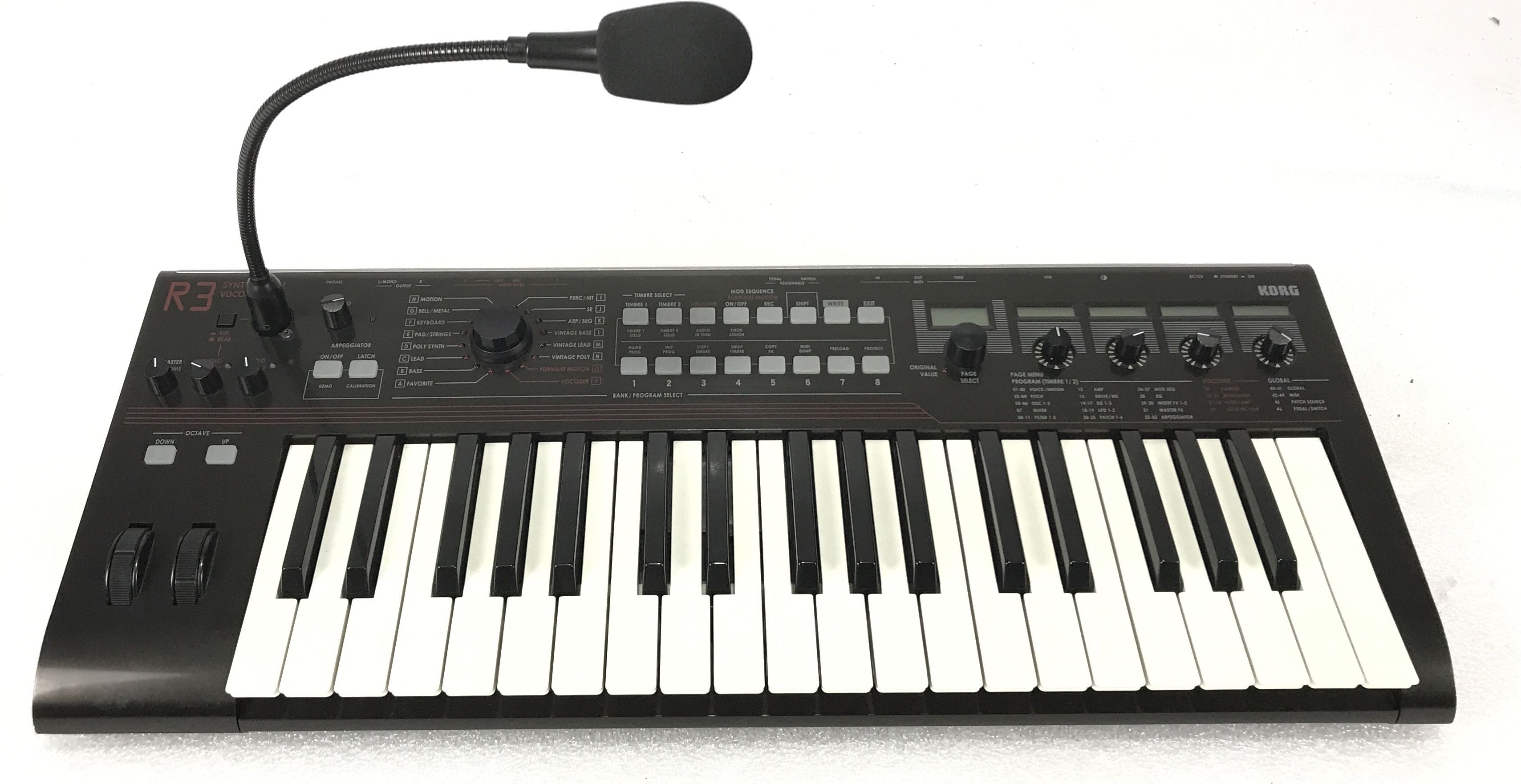 Korg R3 Synth Vocoder | Sintetizzatori Korg