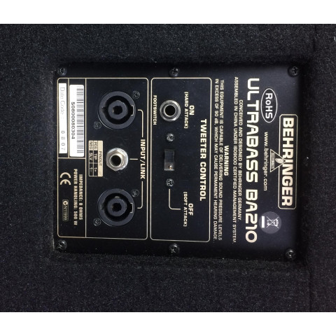 Behringer Bugera BA210 500W | Amplificatori Behringer