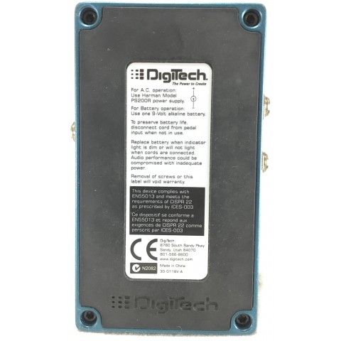 Digitech DIGIVERB | Effetti Digitech