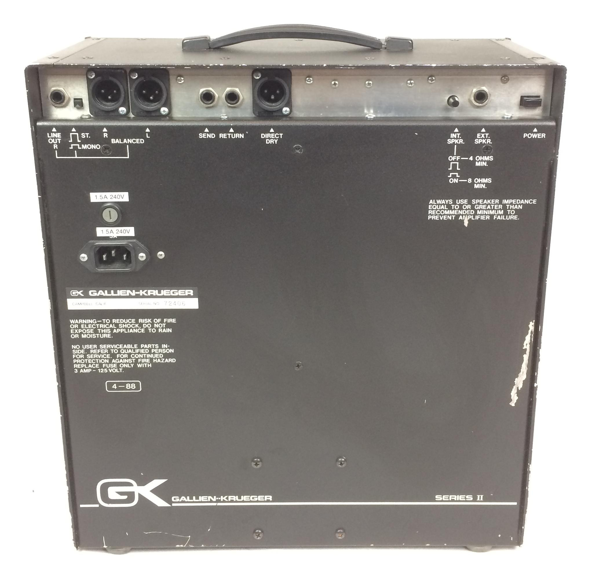 Gallien & Krueger 200 MB Combo made in USA | Amplificatori Gallien ...