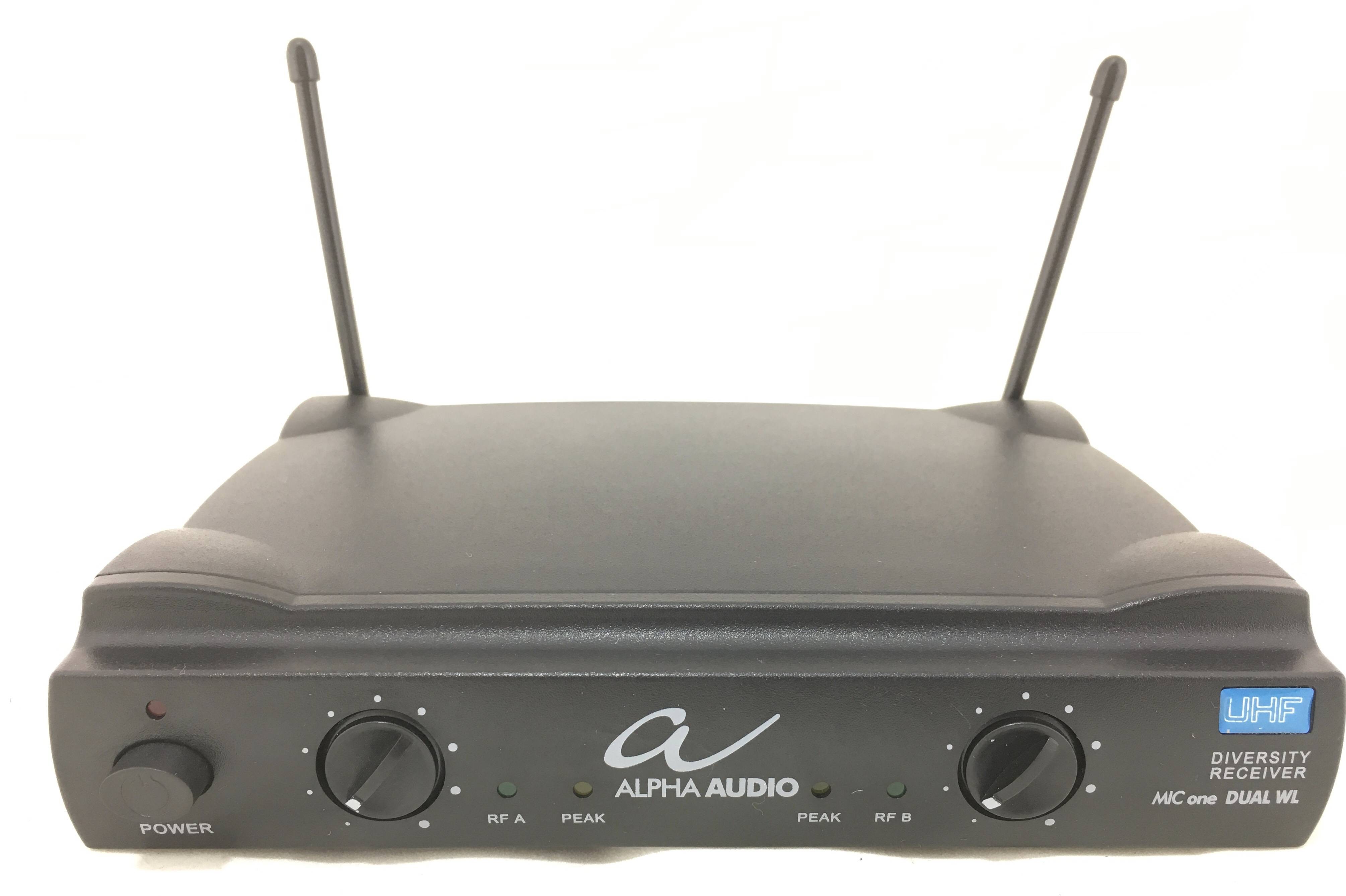 Alpha audio Mic One Dual coppia radiomicrofoni | Microfoni Alpha Audio