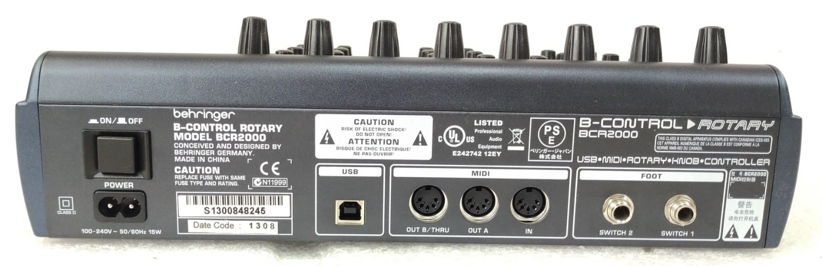 Behringer BCR2000 B-control Rotary | Master e Controller Behringer