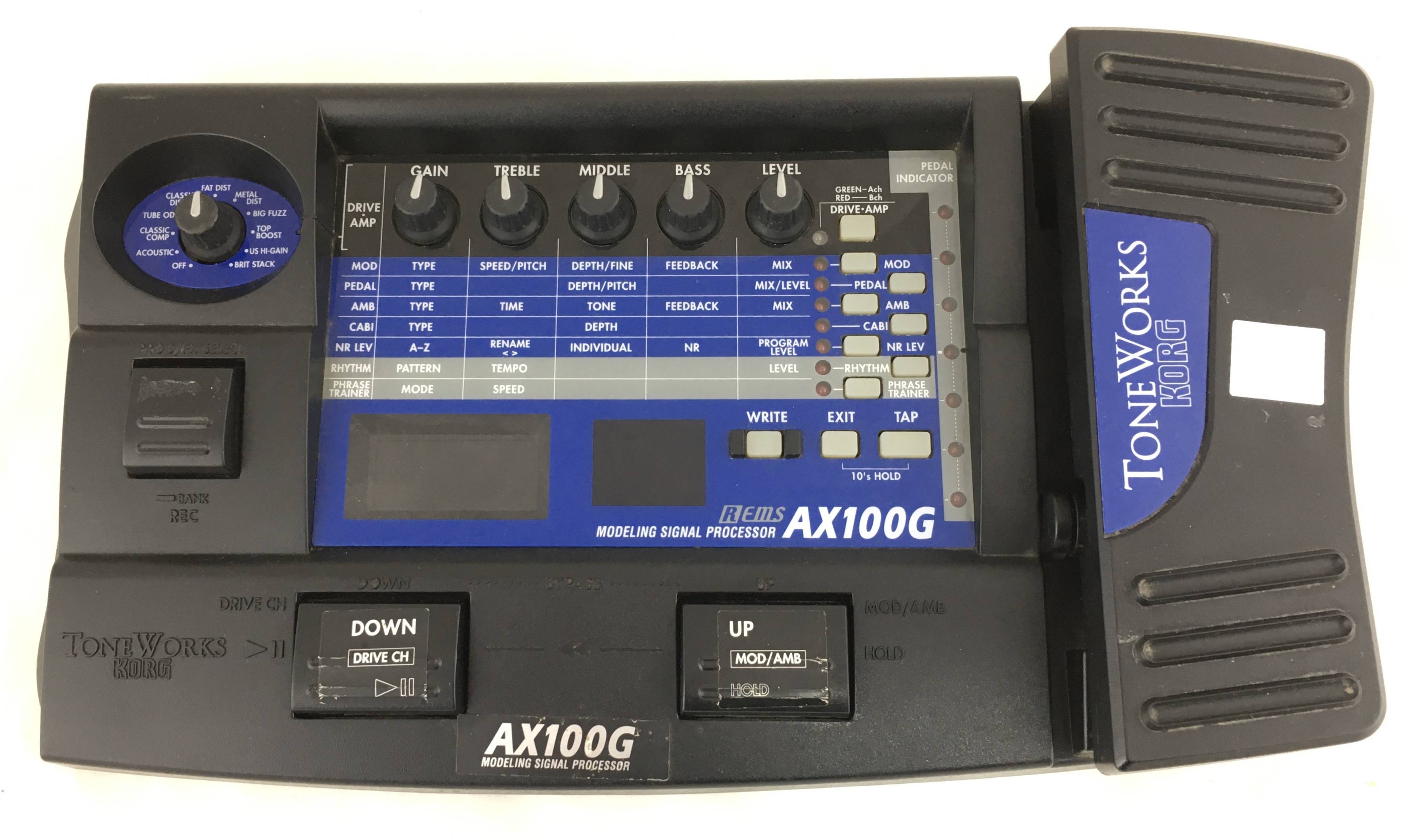 Korg Toneworks AX100 G | Effetti Korg