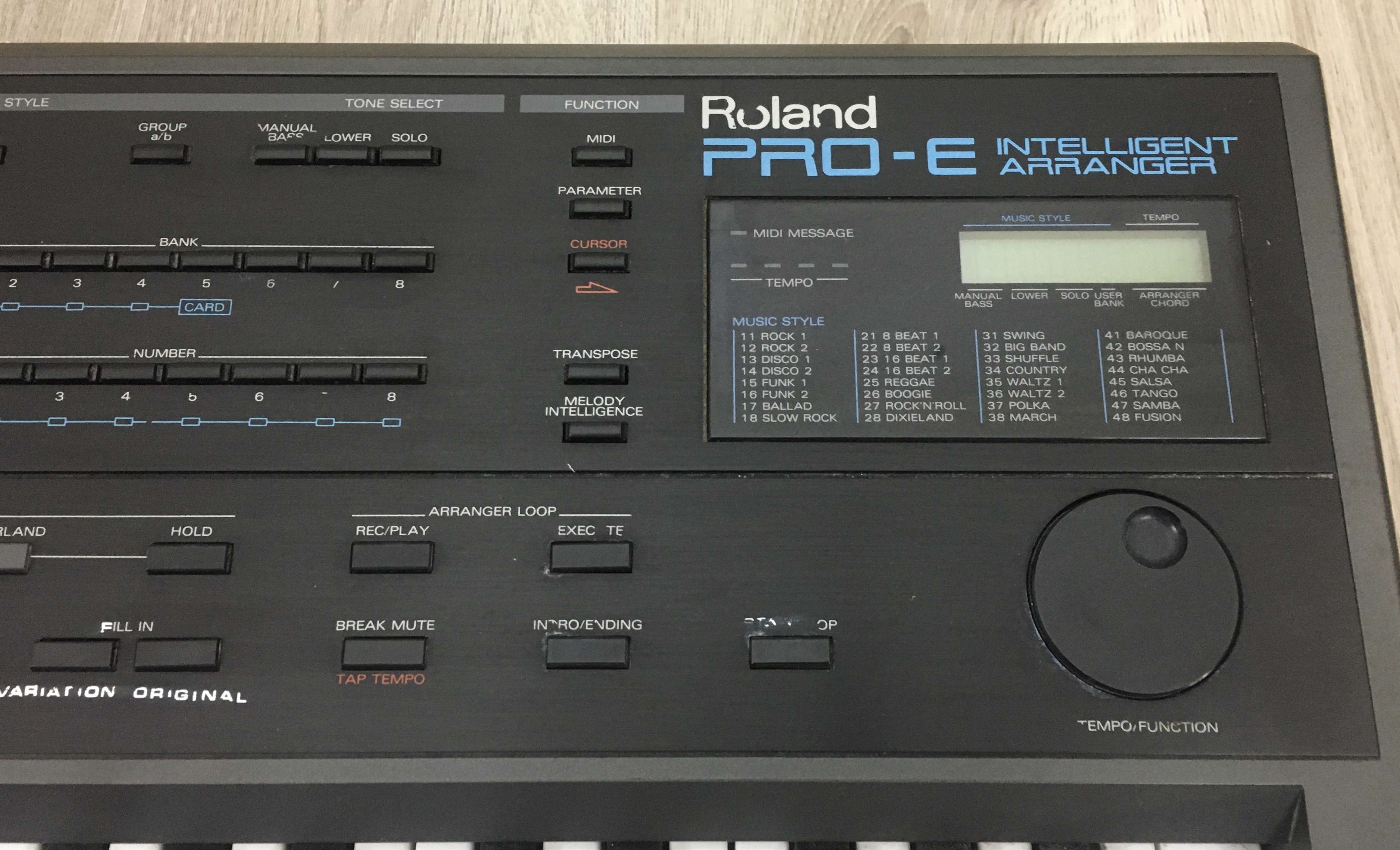 Roland Pro-E Intelligent Arranger + card | Workstation Roland