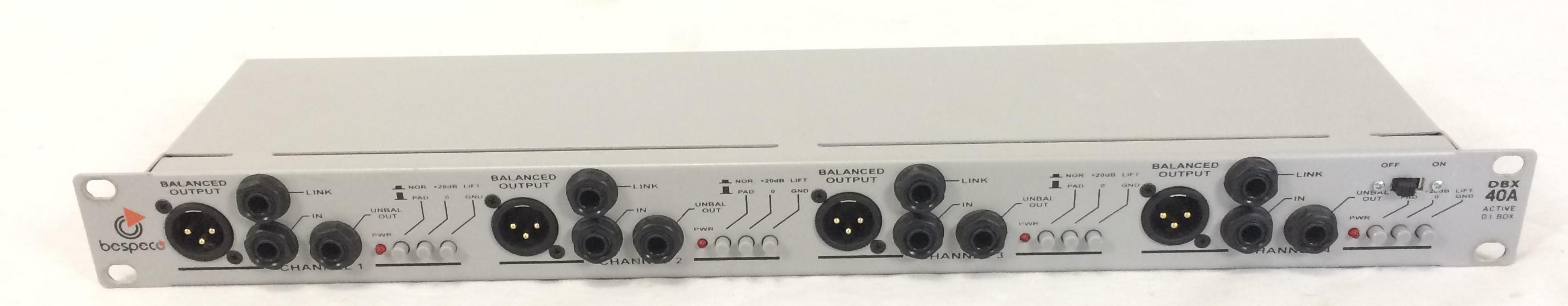 Bespeco DBX 40A D.I.Box Attiva 44 canali | Effetti e Processori Bes...