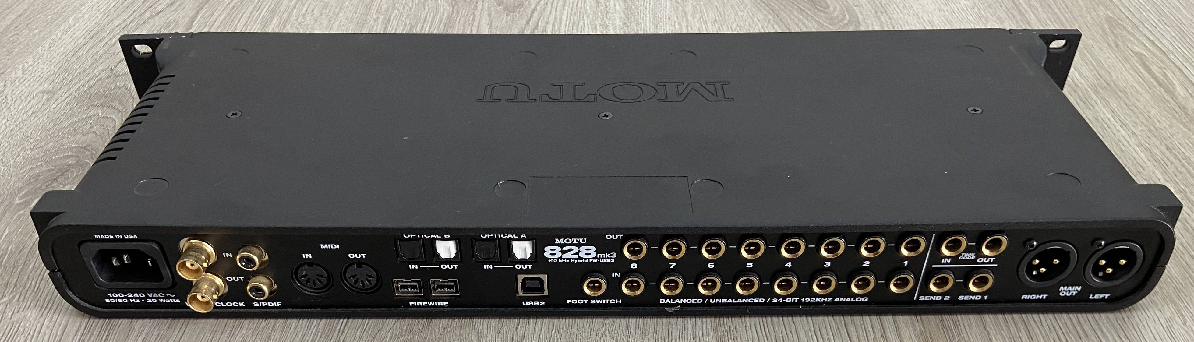 MOTU 828 mkIII Hybrid | Schede Audio Motu