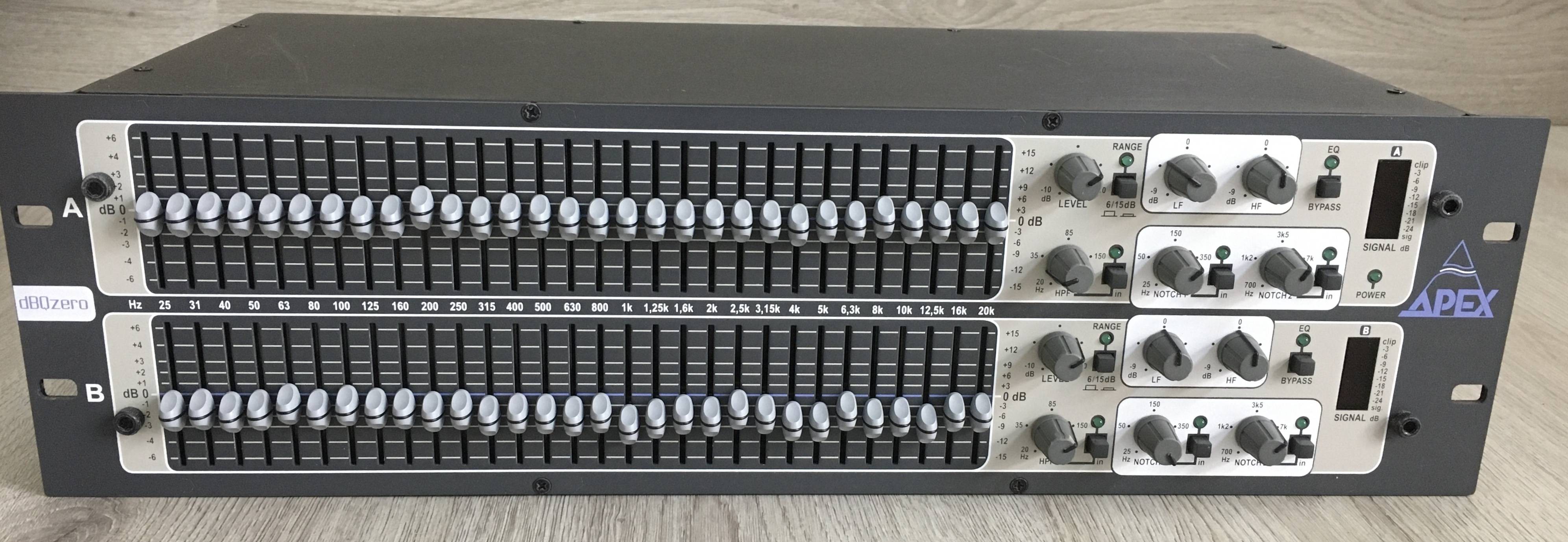 Apex DBQ Zero equalizzatore grafico | Effetti e Processori Apex