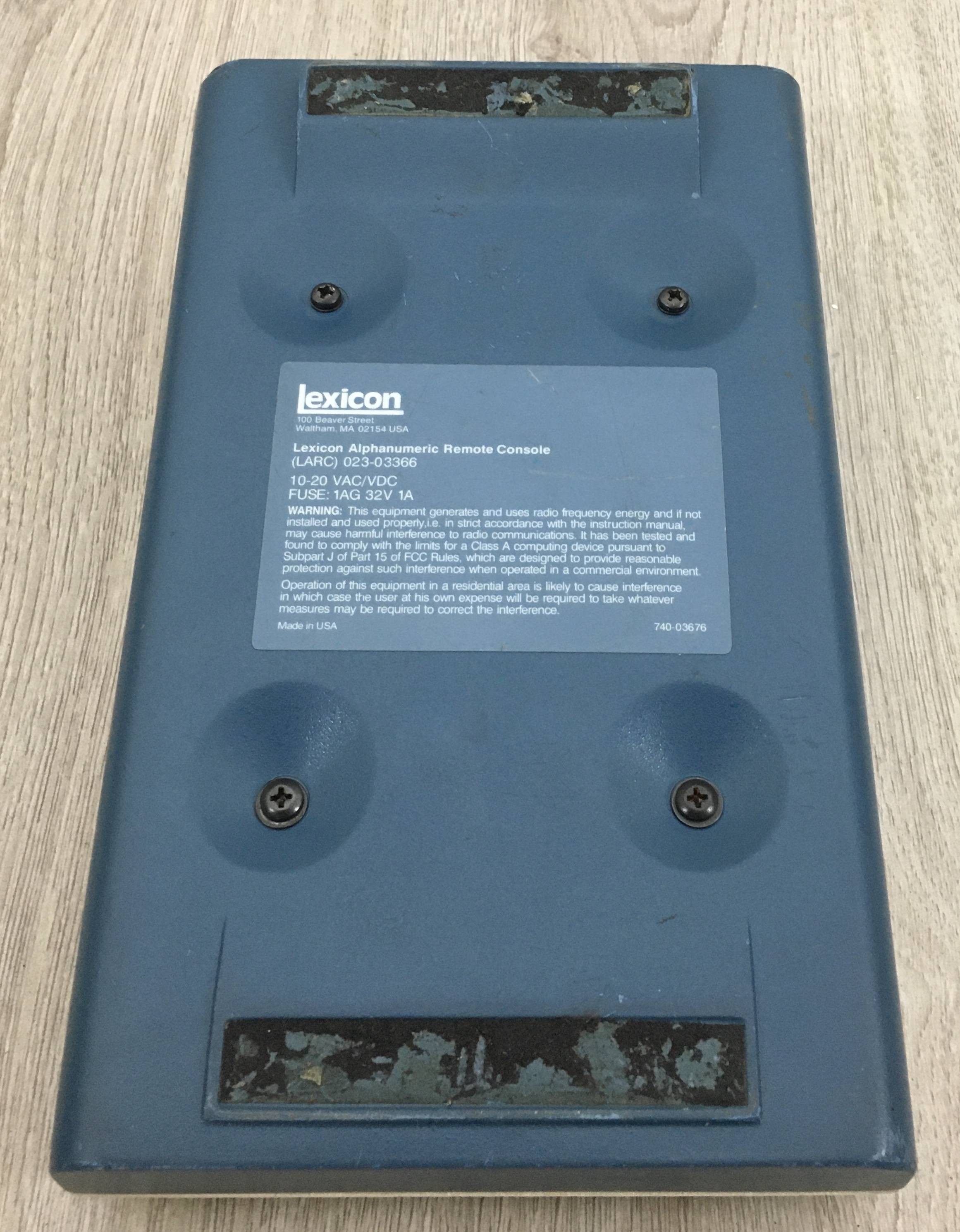 Lexicon 480L V3 + LARC + Memory Card | Effetti e Processori Lexicon