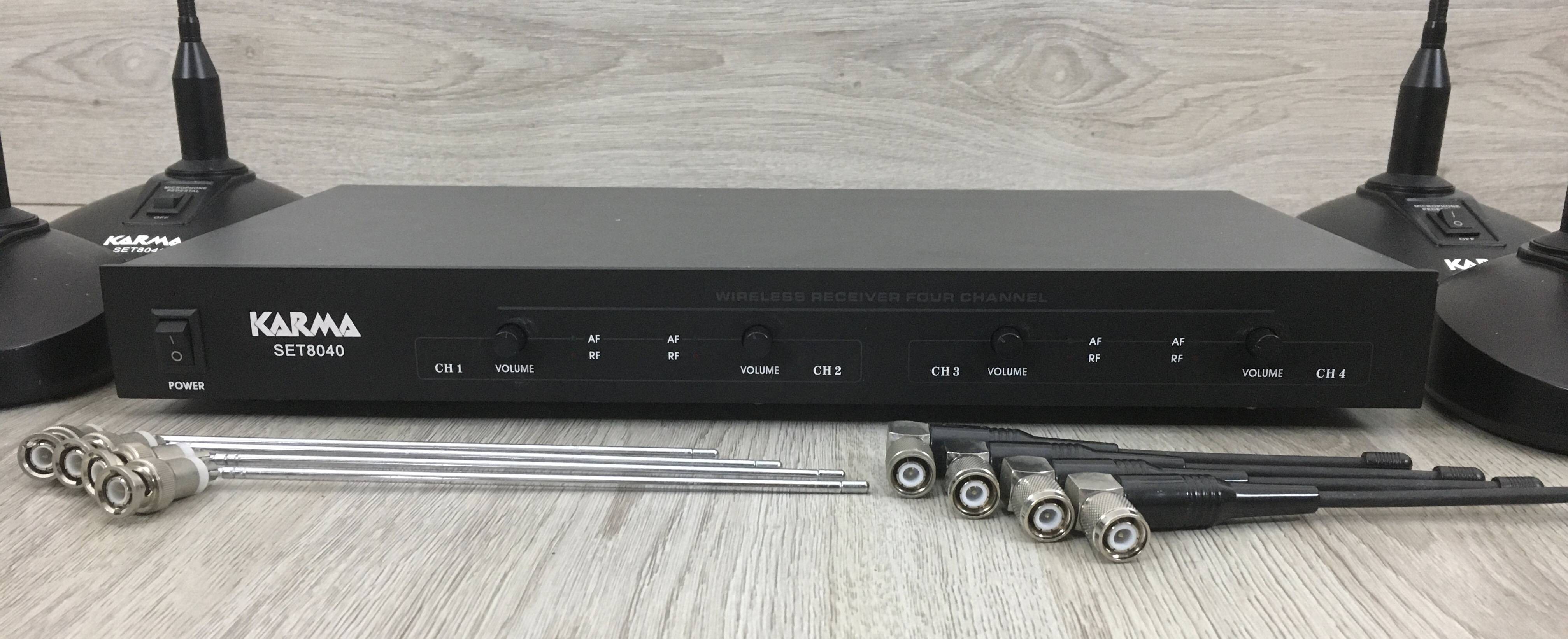 Karma 8040 SET radio microfoni da tavolo | Microfoni Karma