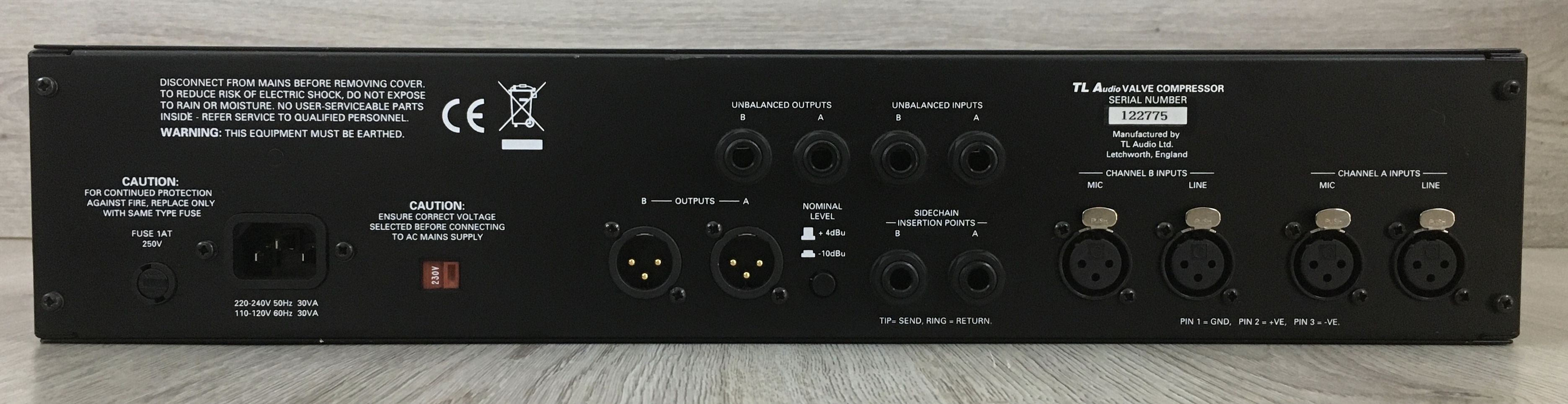 Tl-Audio C1 Classic Dual Valve Compressor | Effetti e Processori Tl...