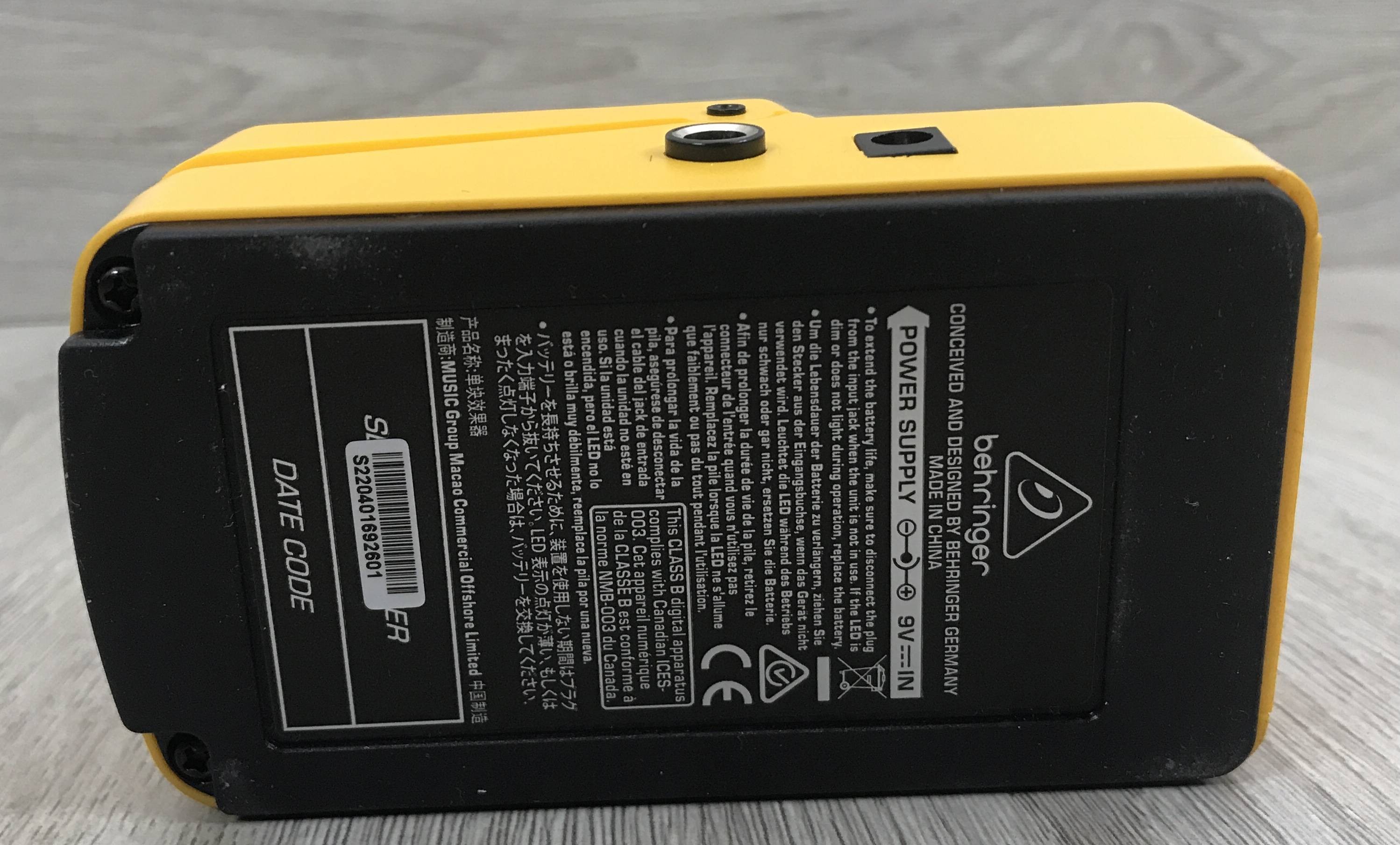 Behringer UC200 Ultra Chorus | Effetti Behringer