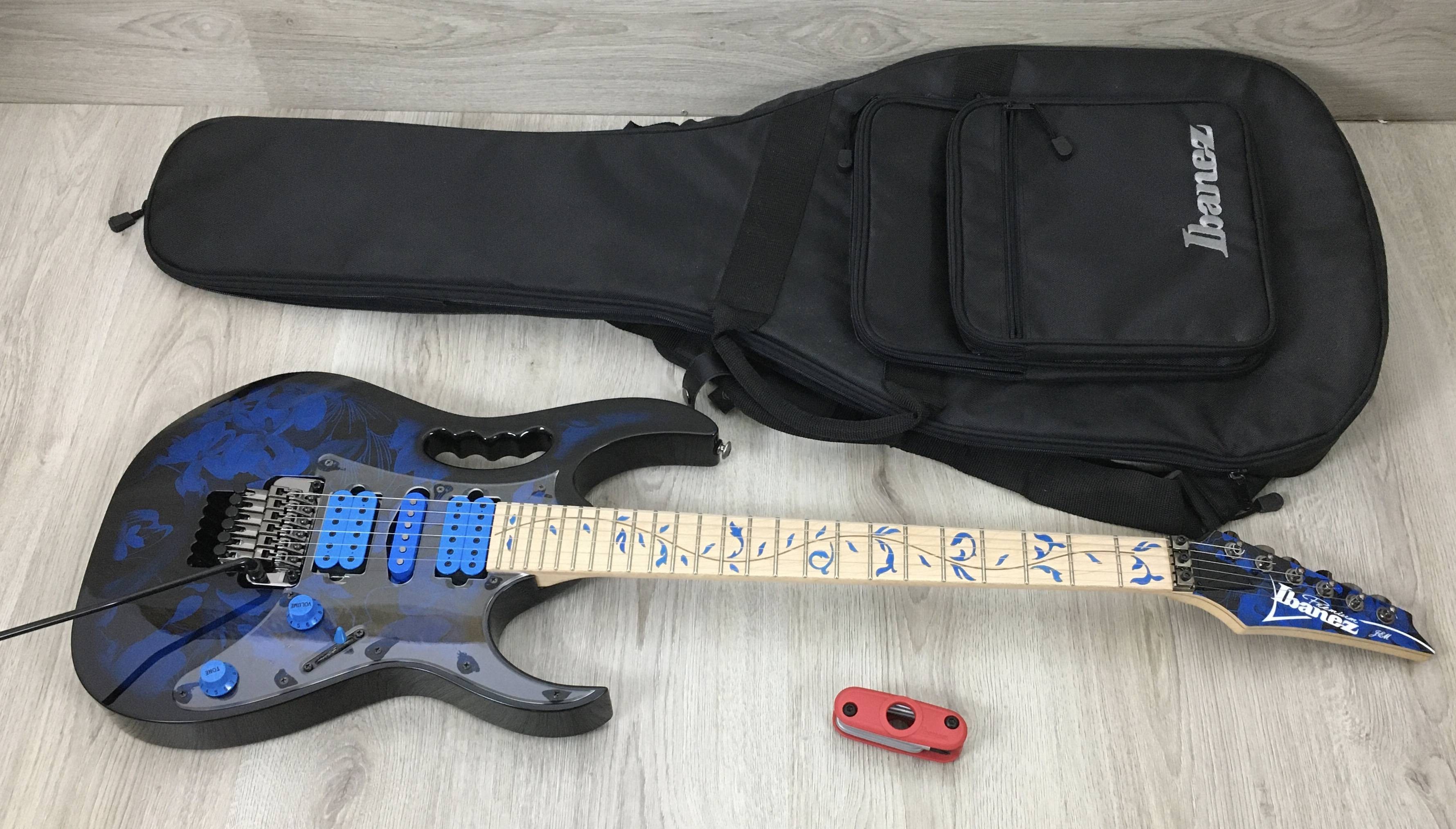 Chitarra Elettrica Ibanez JEM77P Blue Floral Pattern