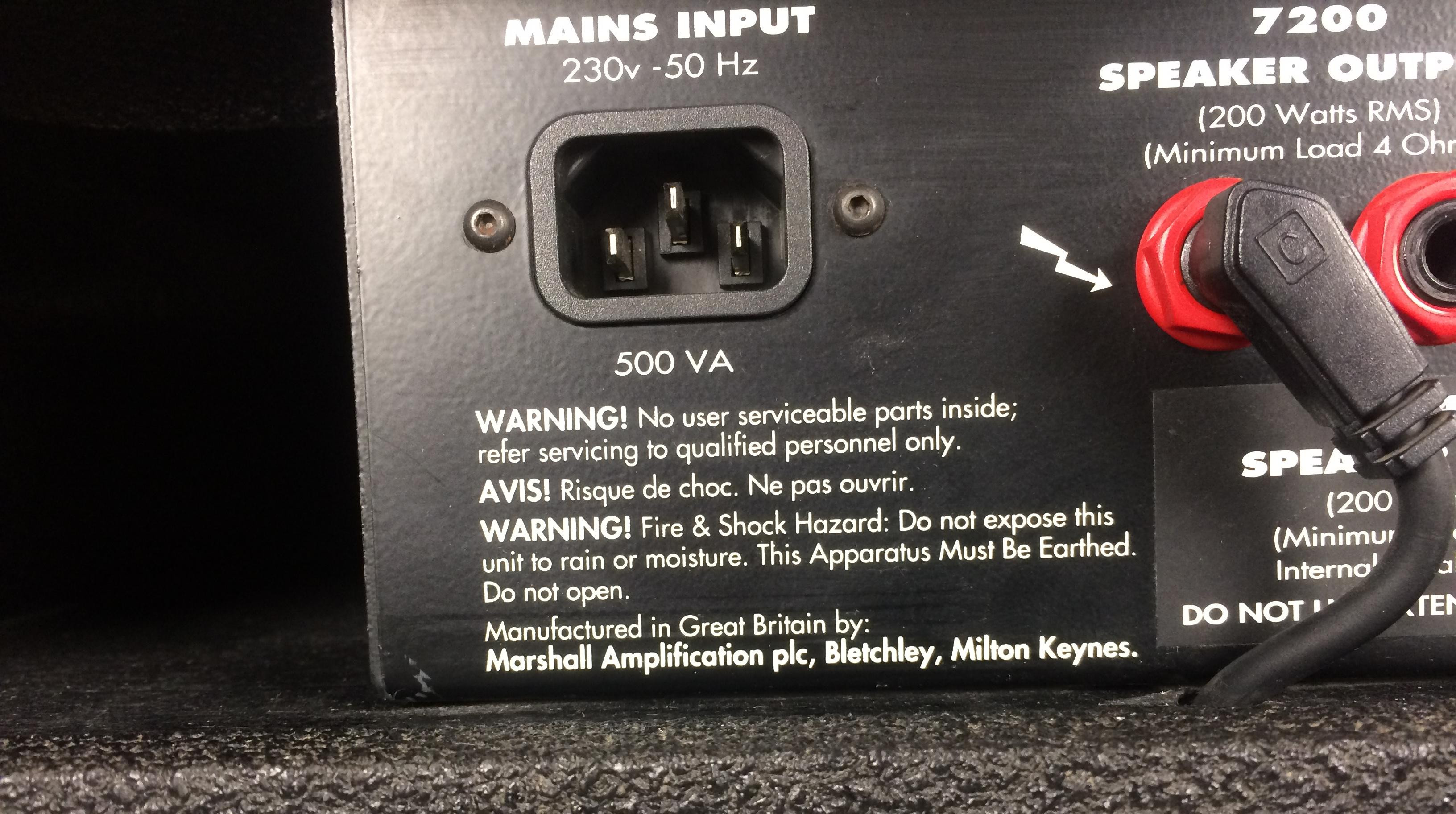 Marshall Dynamic Bass System 72410 Made in England | Amplificatori ...