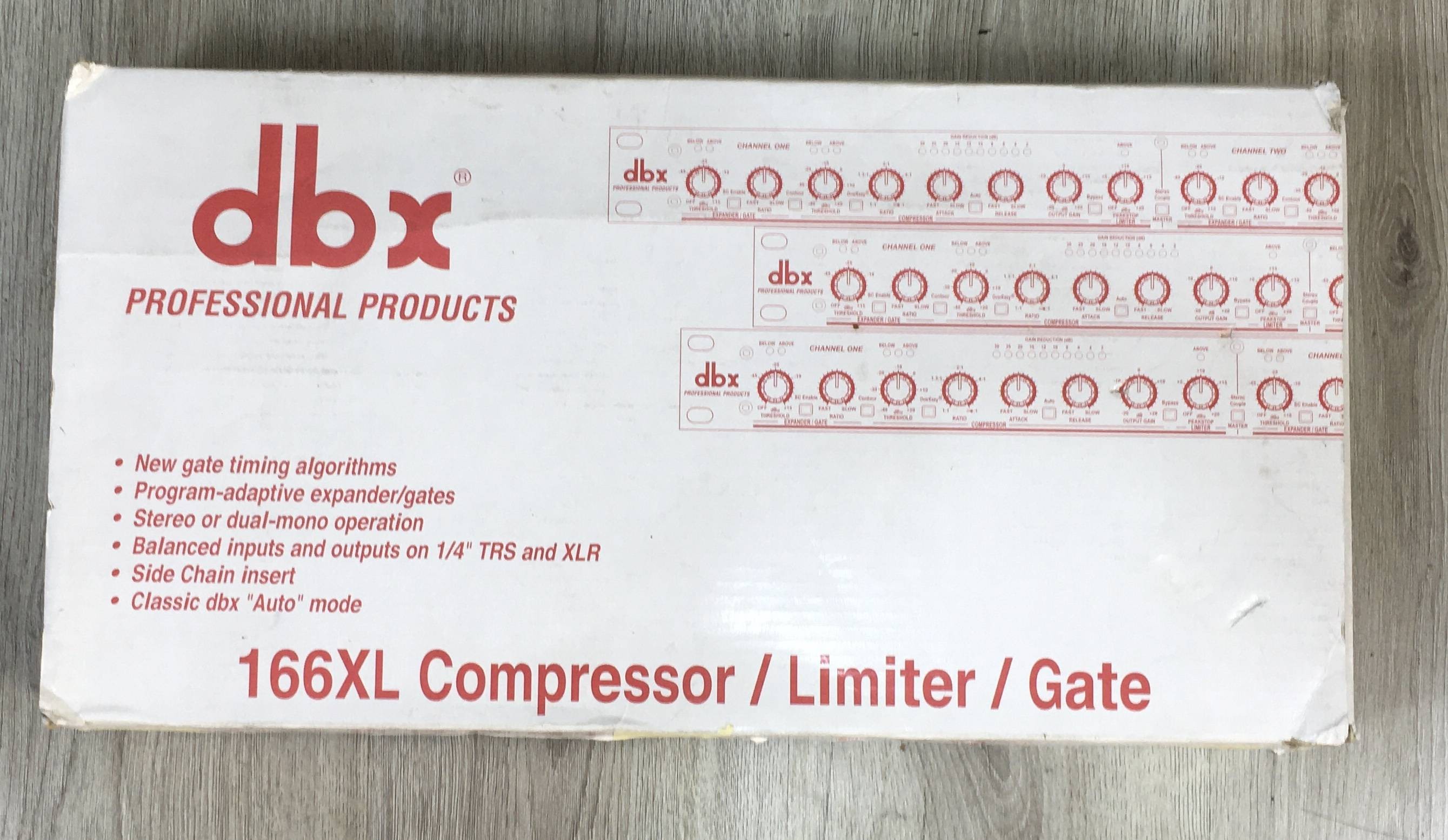 Dbx 166 XL Compressor Gate Limiter | Effetti e Processori Dbx