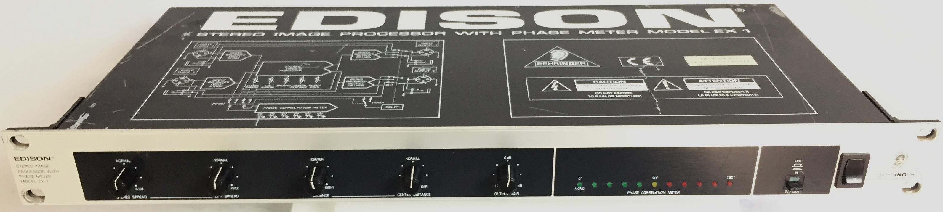 Behringer EDISON EX1 | Effetti e Processori Behringer