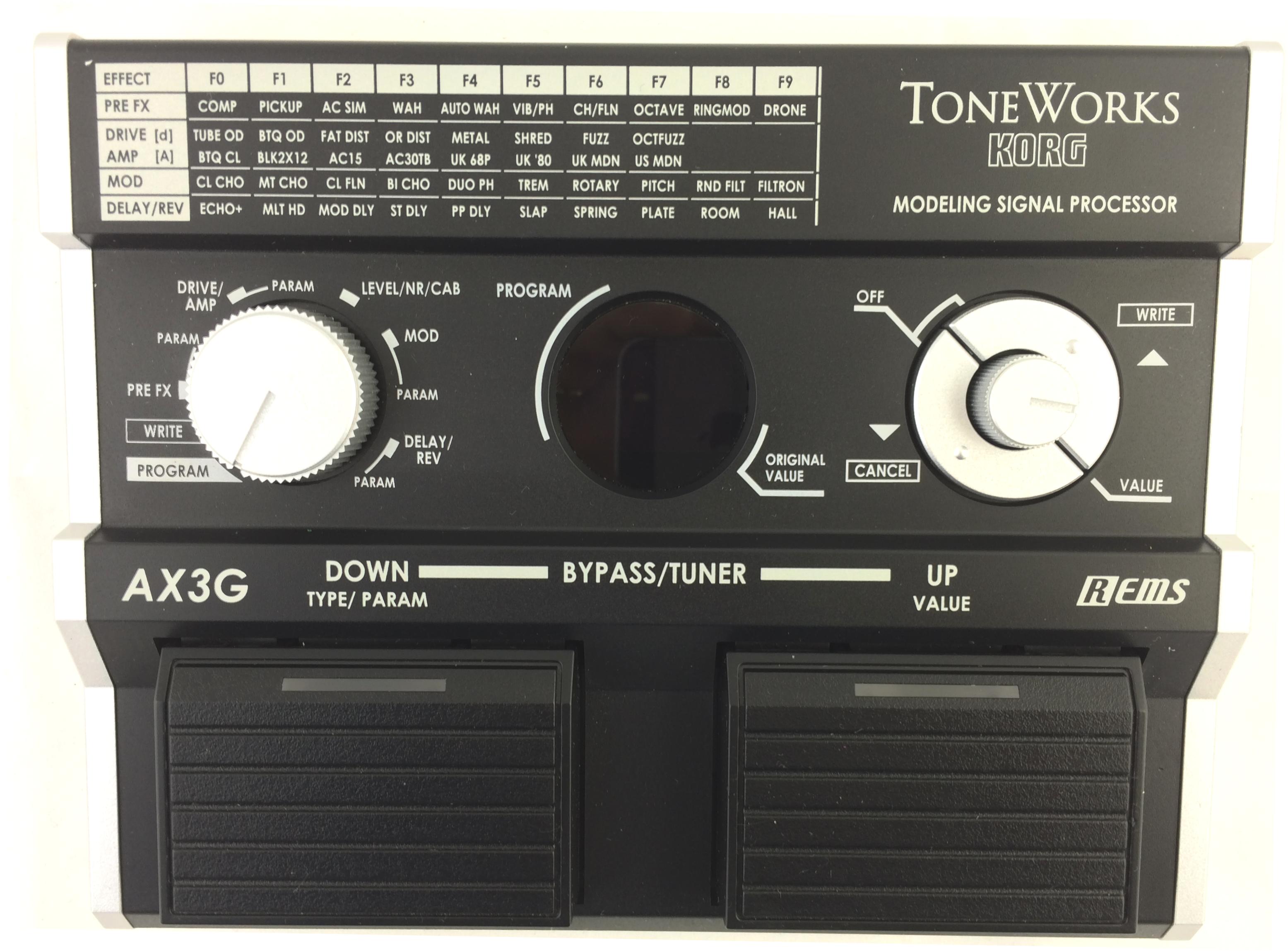 Korg AX3G | Effetti Korg