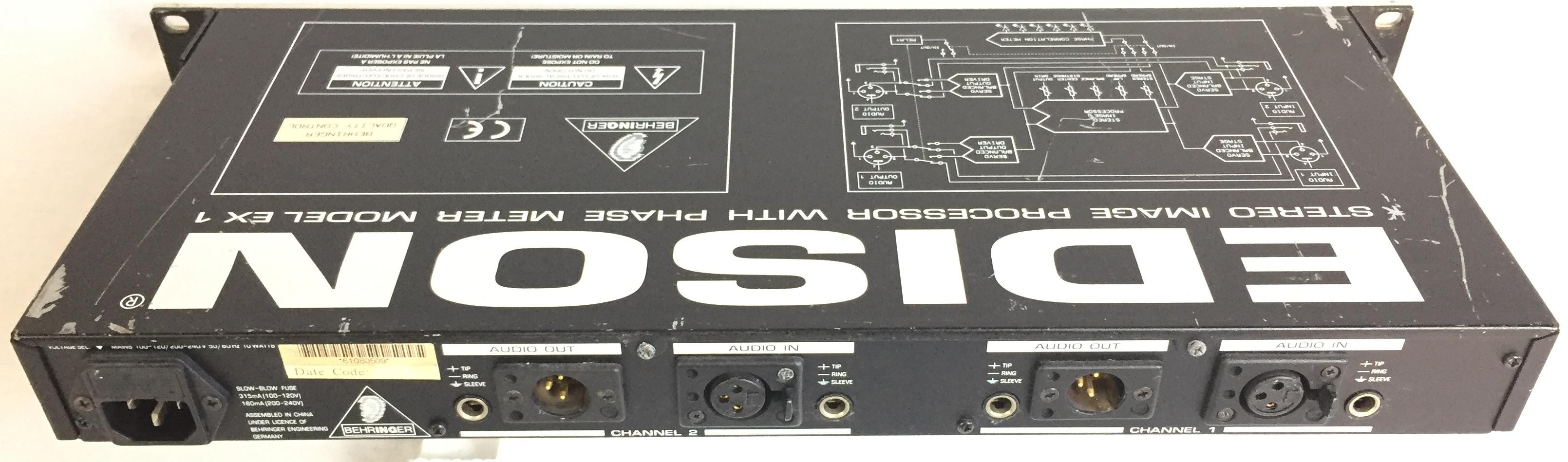 Behringer EDISON EX1 | Effetti e Processori Behringer