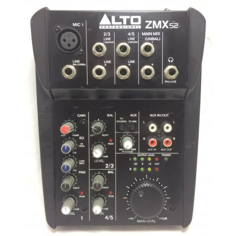Alto ZMX52 mixer 5 canali | Mixer Alto