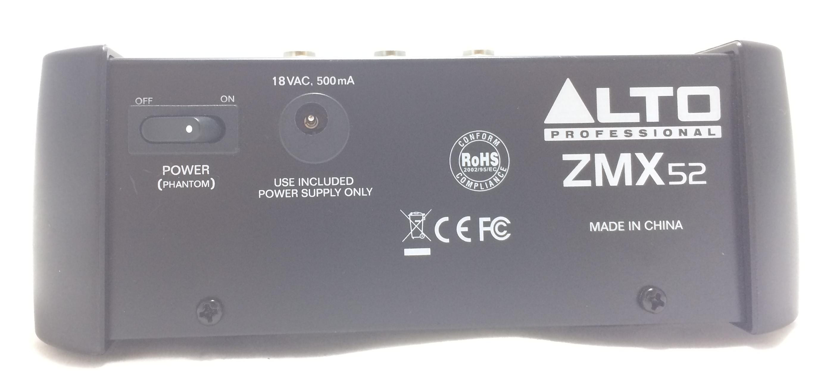 Alto ZMX52 mixer 5 canali | Mixer Alto