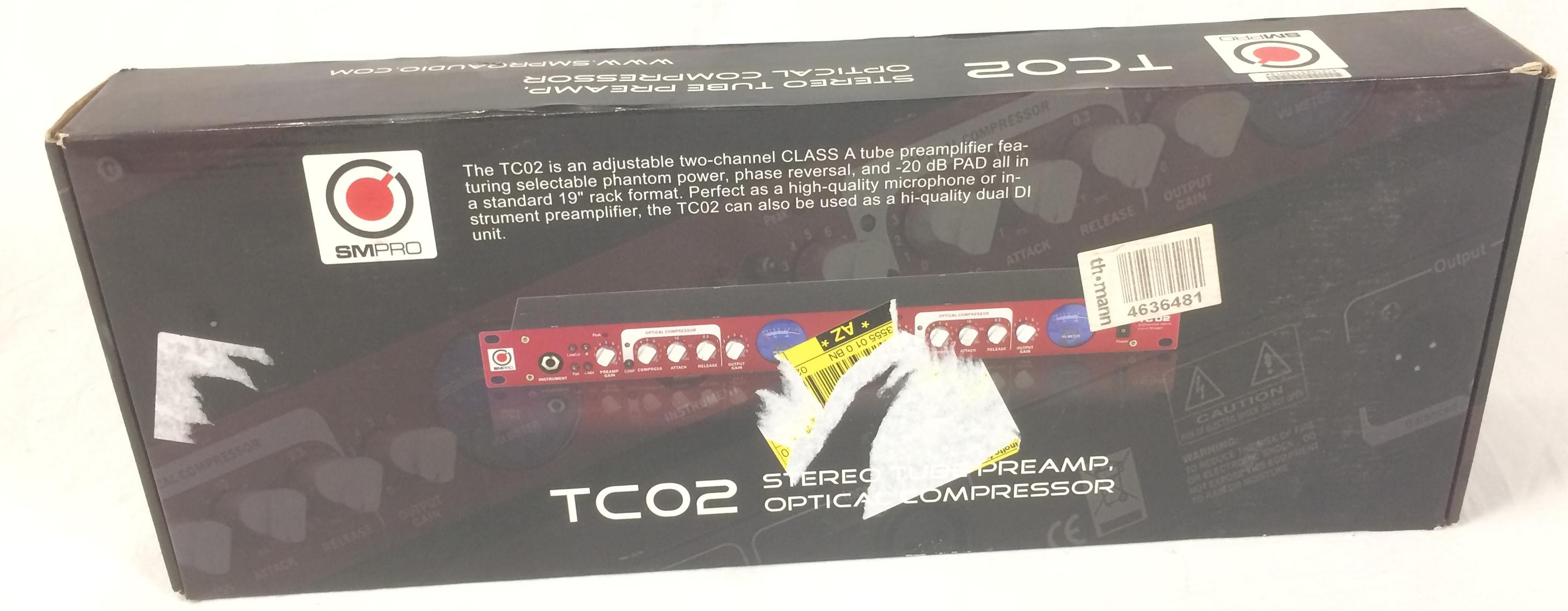 SM Pro Audio TC02 preamplificatore compressore valvolare | Effetti ...