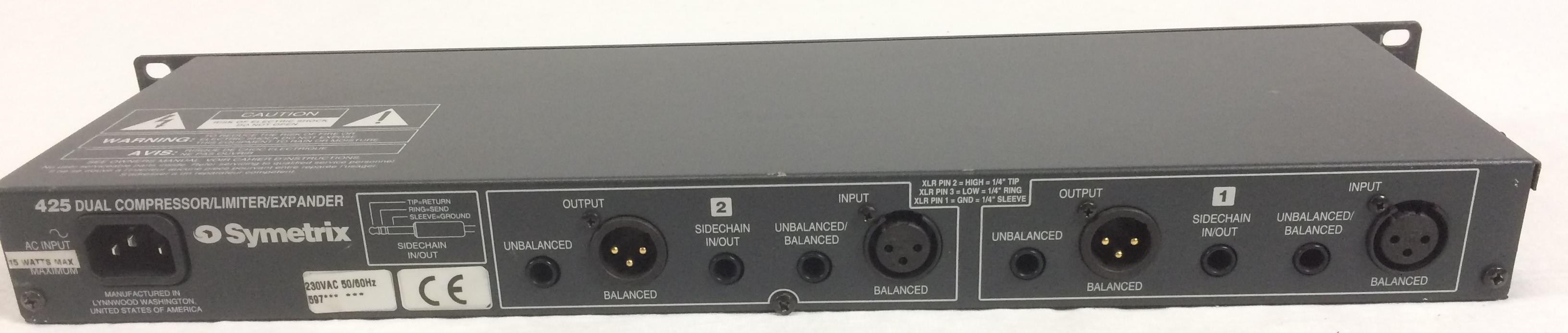 Symetrix 425 Dual Compressor Limiter Made in USA | Effetti e Proces...
