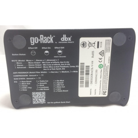 DBX Go-Rack | Effetti e Processori Dbx